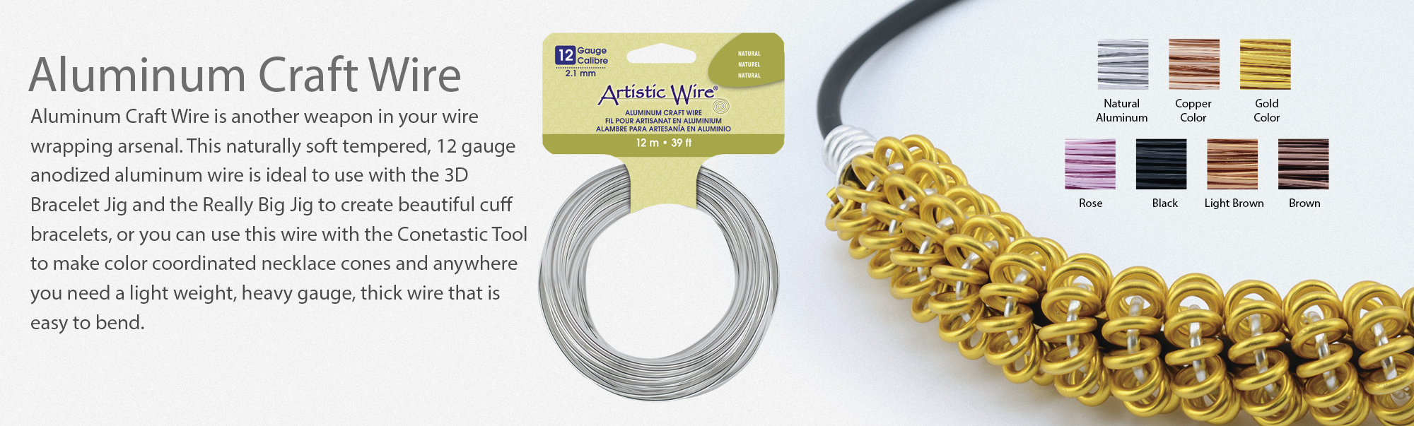Artistic Wire - Aluminum Craft Wire